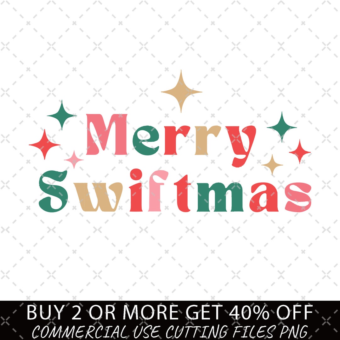 Merry Swiftmas PNG in My Merry Swiftmas Era Christmas Tree - Etsy