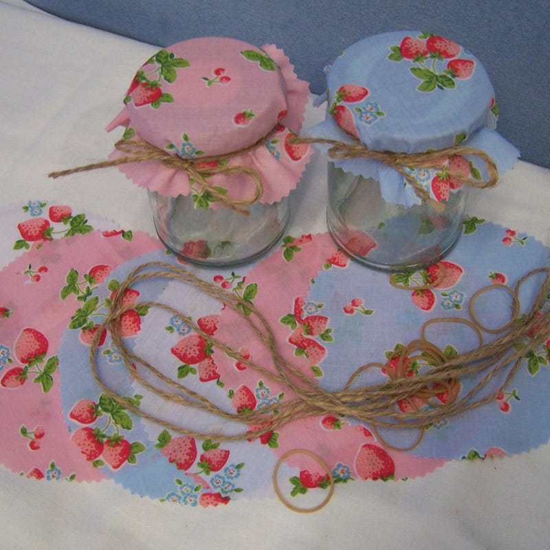 Jam Jar Cover - Etsy UK