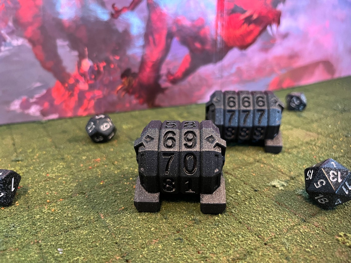 Health tracker/ HP counter for RPG's like D&D DnD - Etsy Nederland