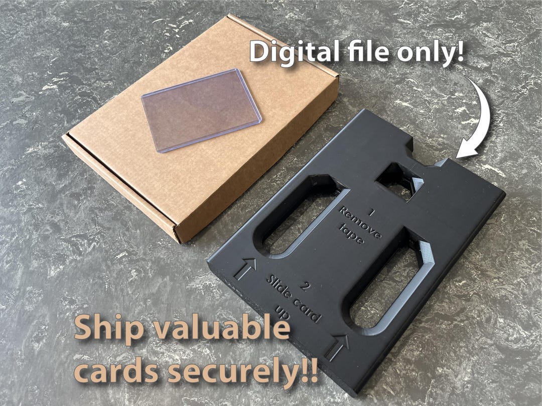 Toploader Shipping Vault 3D File, for Trading Cards for MTG, Lorcana ...