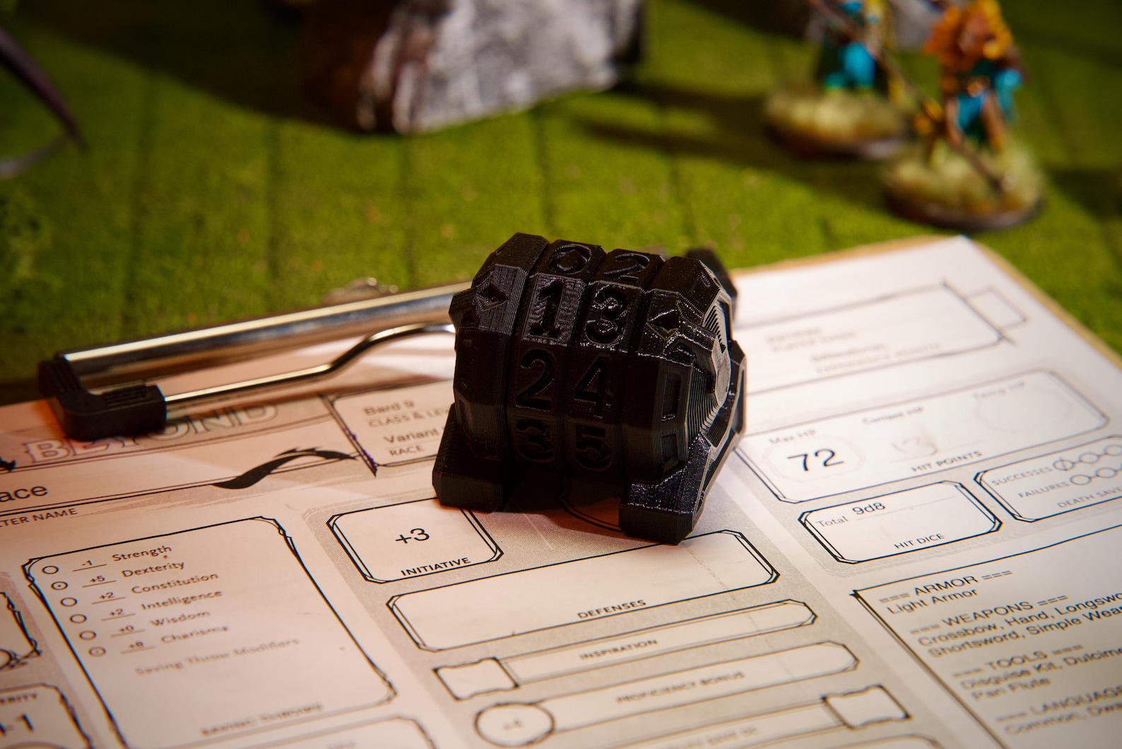 Health tracker/ HP counter, for RPG's like D&D, DnD, Dungeons and ...