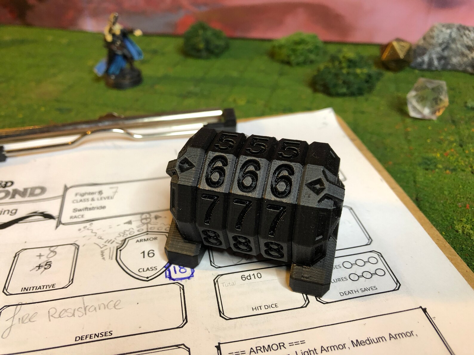 Health tracker/ HP counter for RPG's like D&D DnD | Etsy