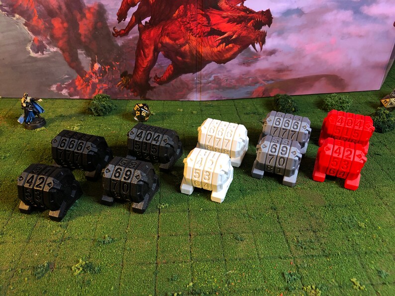 Health Tracker/ HP Counter for Rpg's Like D&D Dnd - Etsy