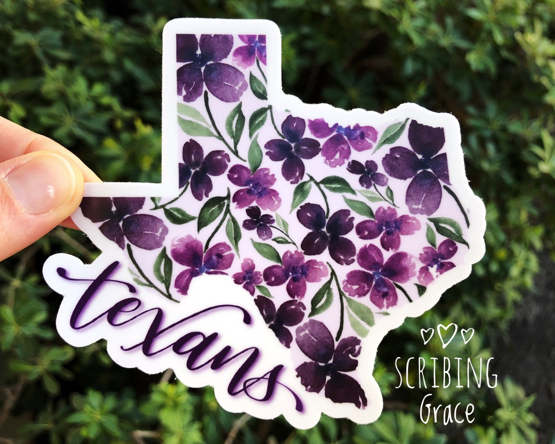 Tarleton Texans Sticker Stephenville Watercolor Decal Texas College ...