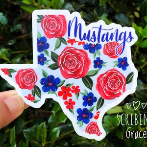 Smu Mustangs Decal - Etsy