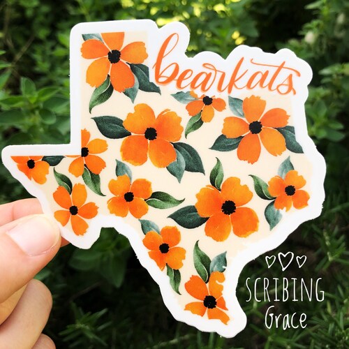 Huntsville Texas Map Sticker sam Houston State University - Etsy