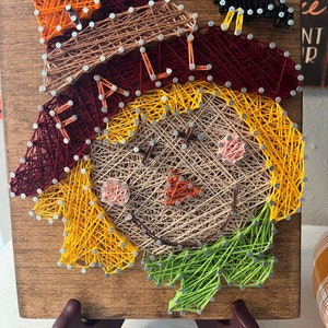 Fall Halloween Scarecrow String Art, Halloween Decor, Pumpkin Halloween ...