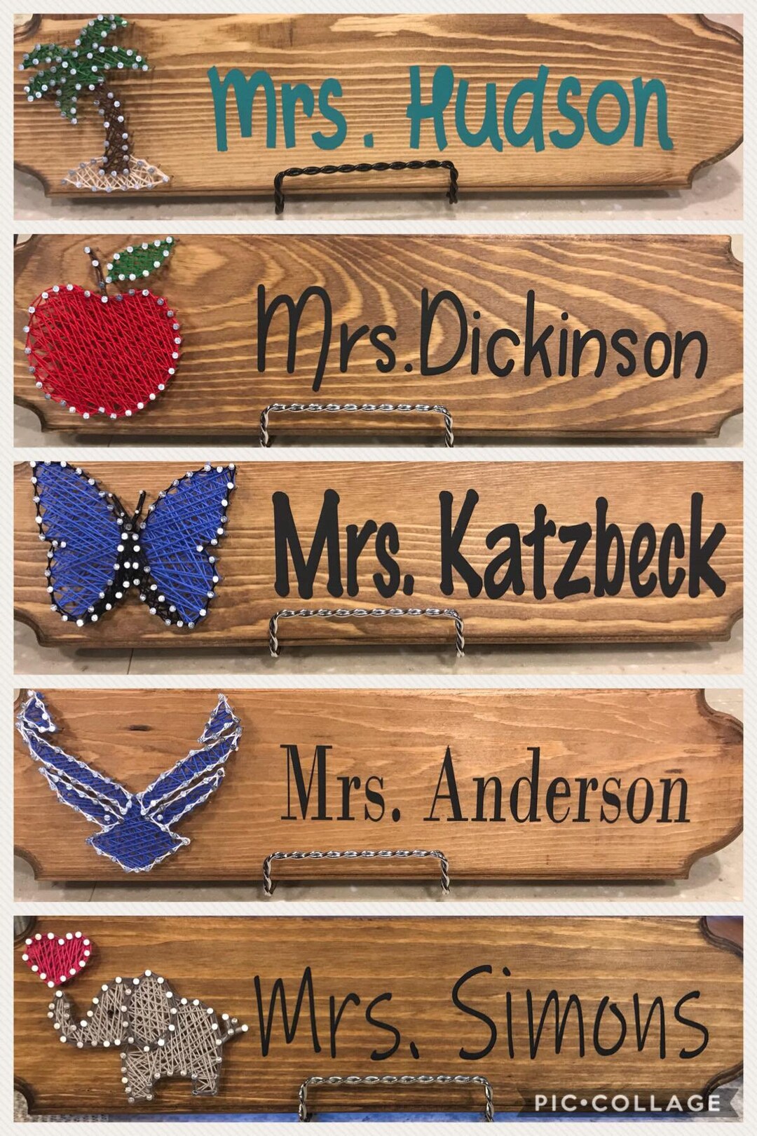 Customized Gift, Red Apple Decor, Teacher Gift, Back to School, Teacher ...