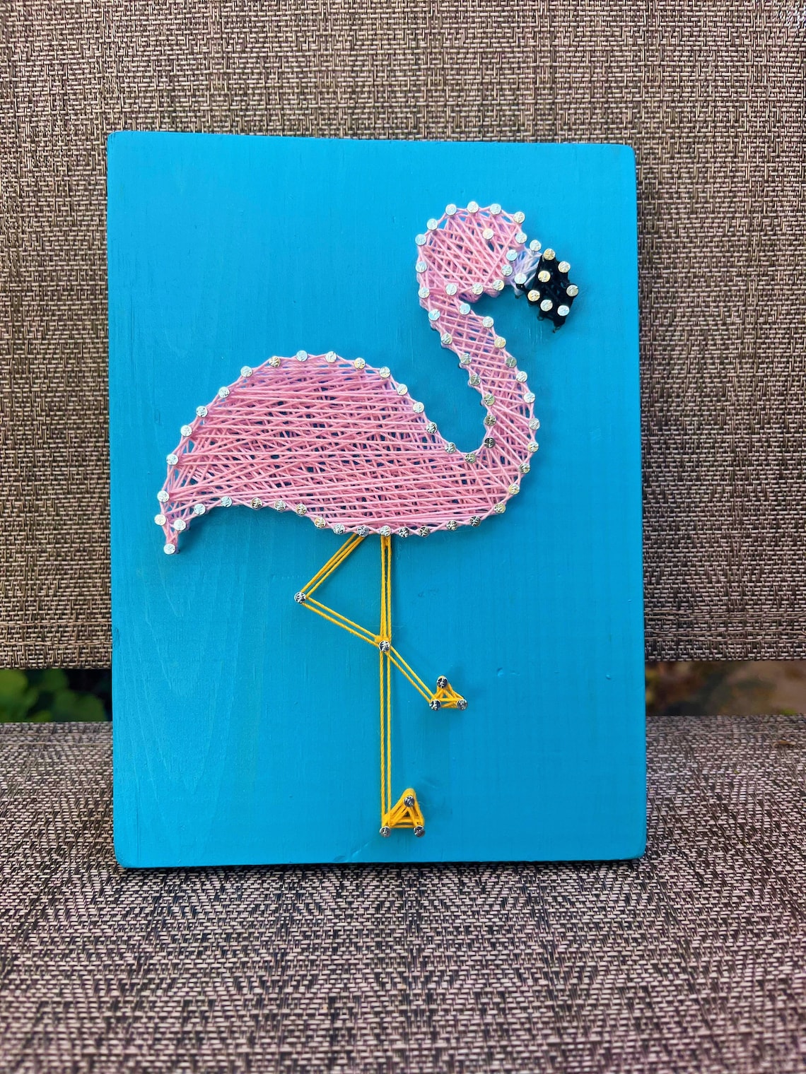 Pink Flamingo String Art Flamingo Decor Summer String Art - Etsy