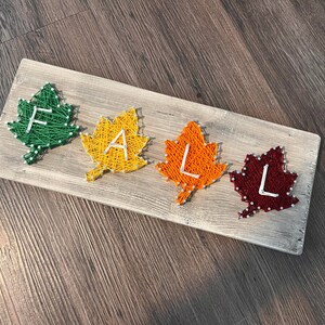 FALL Leaves String Art, Fall Decor, Autum String Art, Autum Decor, Fall ...
