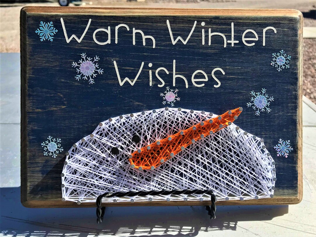 Warm Winter Wishes Snowman Sign, Snowman Decor, Winter Decor, Christmas ...