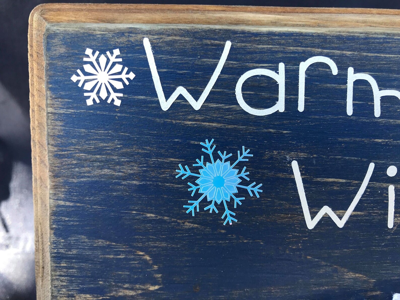 Warm Winter Wishes Snowman Sign Snowman Decor Winter Decor - Etsy