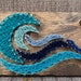 NEW DESIGN: Waves String Art, Beach String Art, Waves Decor, Ocean String Art, Ocean Decor ...
