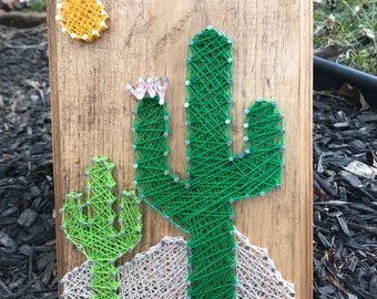 Cactus String Art | Etsy