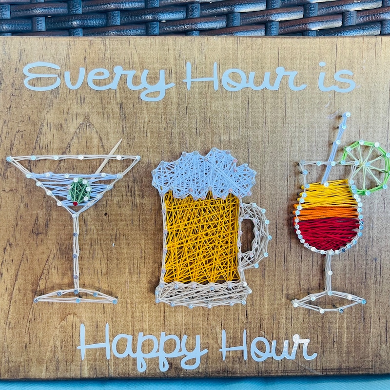 Happy Hour Art - Etsy