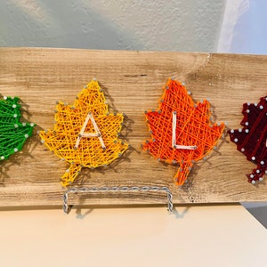 FALL Leaves String Art, Fall Decor, Autum String Art, Autum Decor, Fall ...
