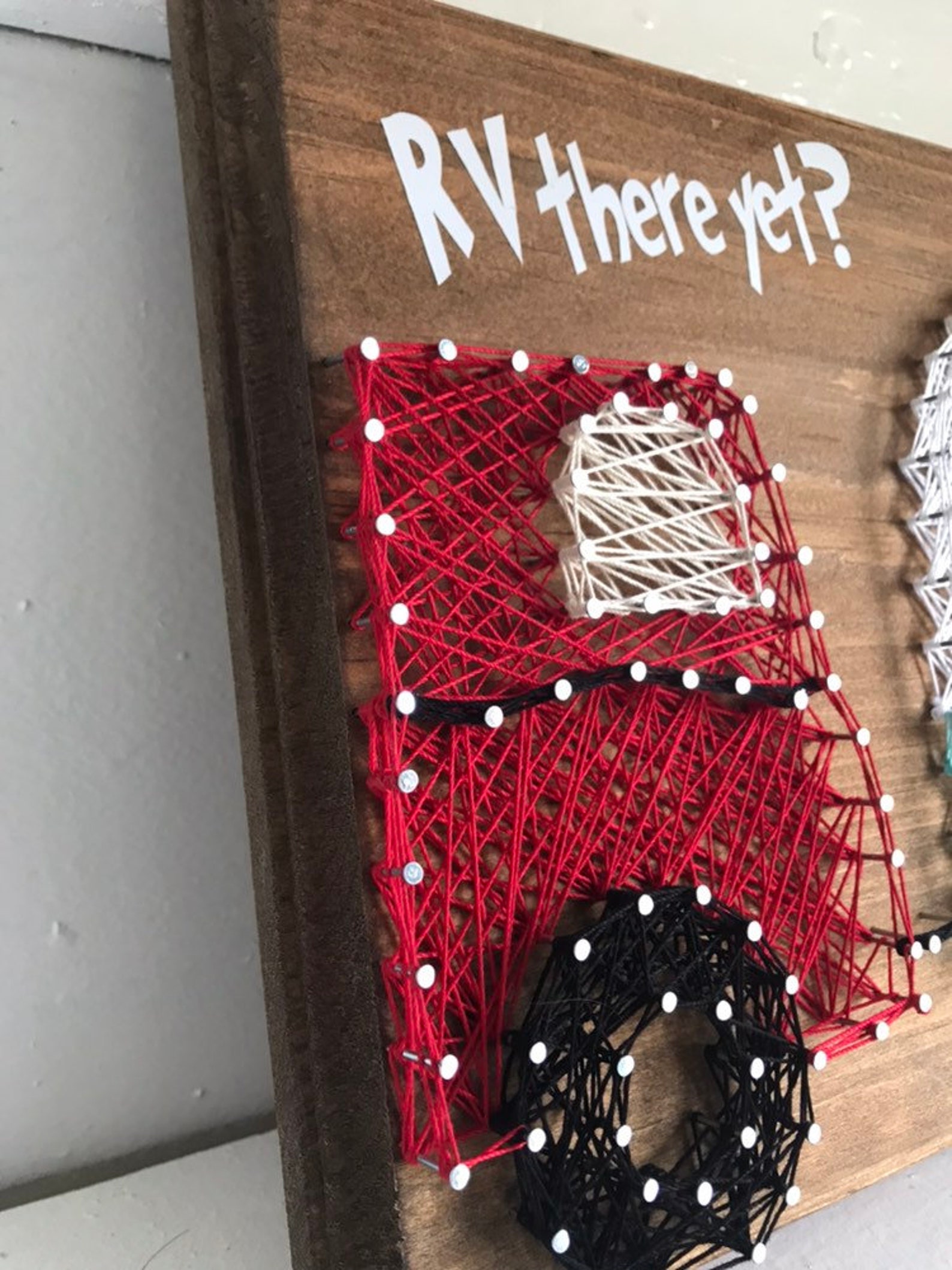 Made to Order: RV There Yet? Vintage Rv Retro Camper Sign, Rv Decor ...