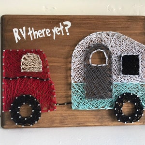 Made to Order: RV There Yet? Vintage Rv Retro Camper Sign, Rv Decor ...