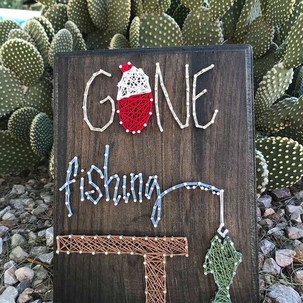Fishing String Art - Etsy