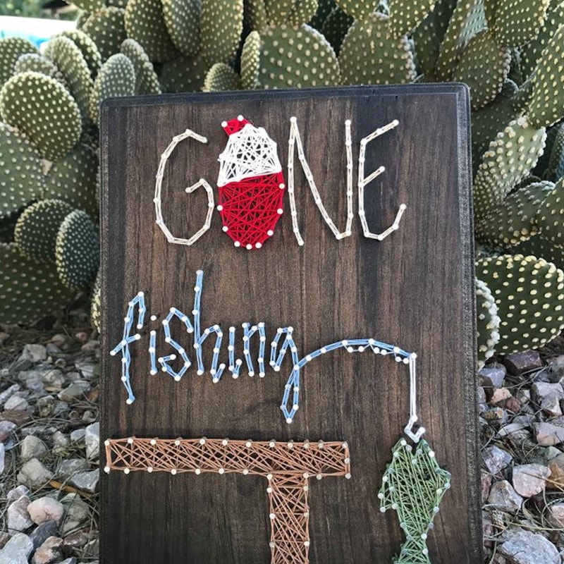 Gone Fishing Sign - Etsy