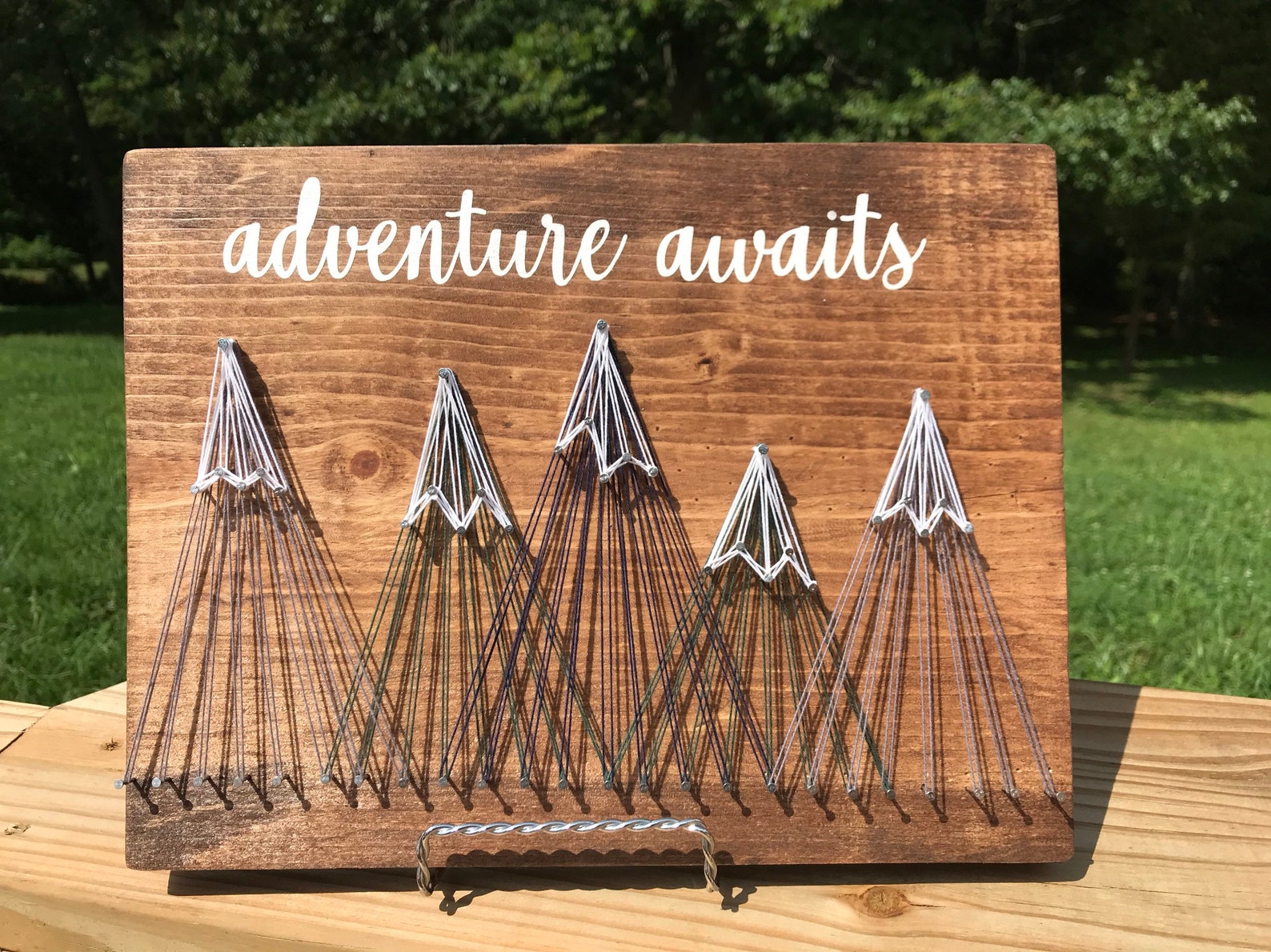 Adventure Awaits Sign Mountains Decor Camping Decor - Etsy