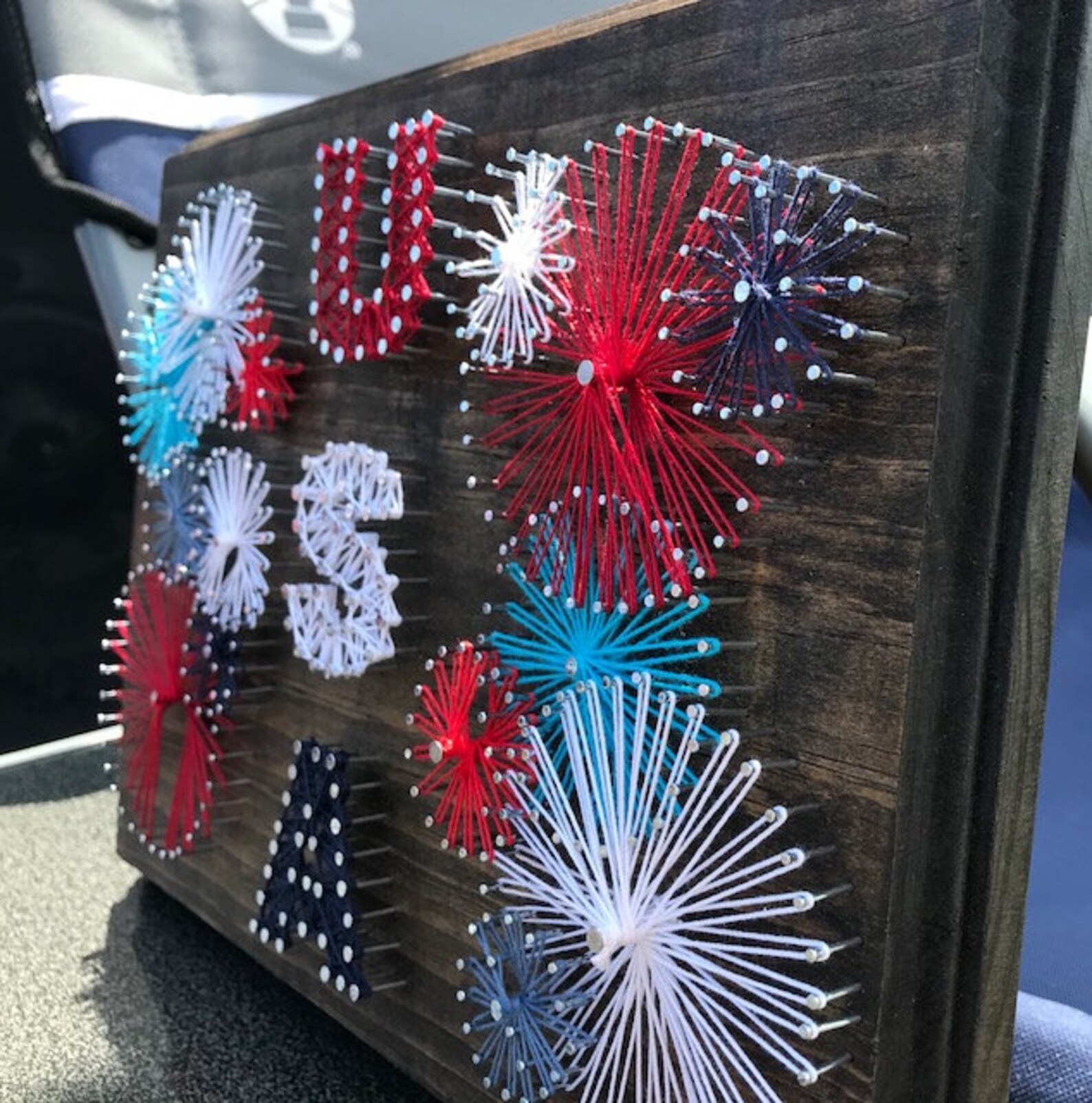 Made to Order: Fireworks Decor Patriotic Decor Red White and | Etsy