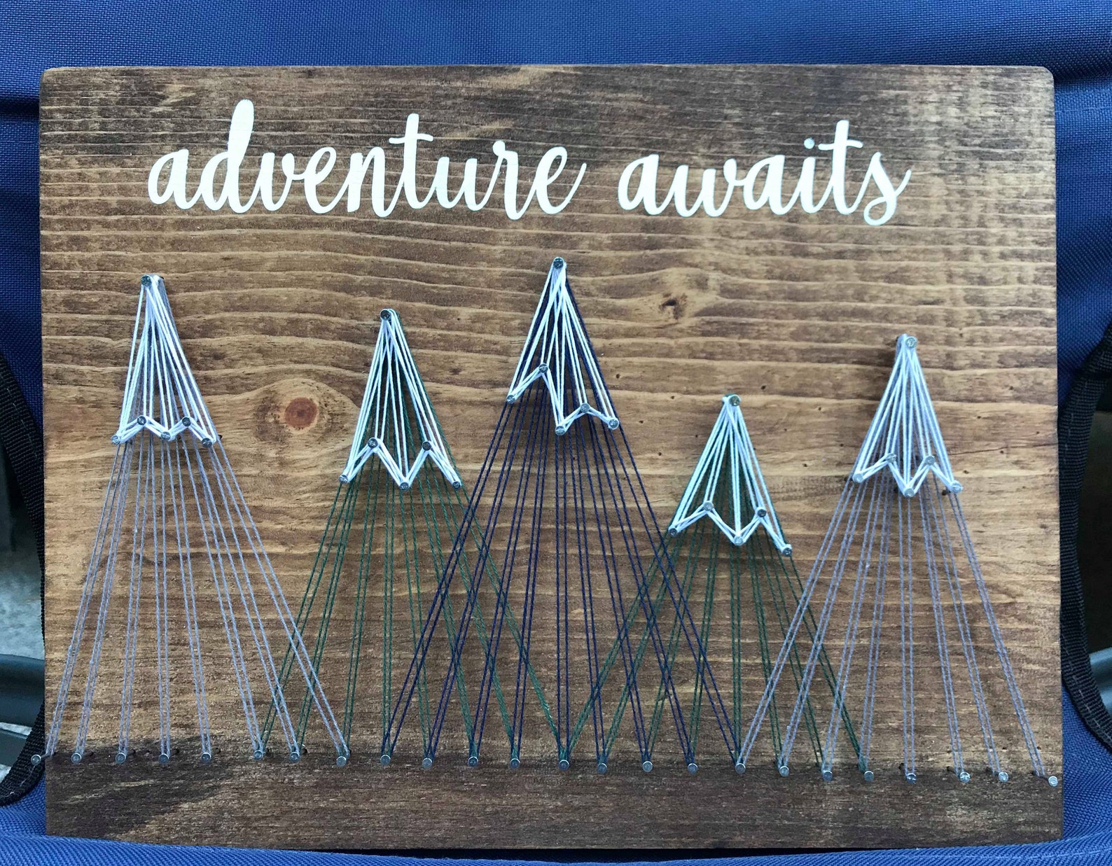 Adventure Awaits Sign Mountains Decor Camping Decor | Etsy