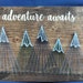 Adventure Awaits Sign Mountains Decor Camping Decor - Etsy