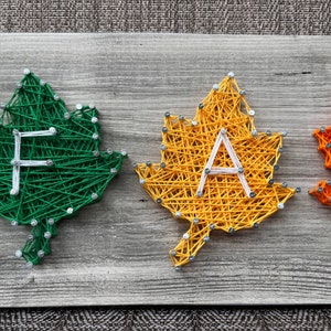 FALL Leaves String Art, Fall Decor, Autum String Art, Autum Decor, Fall ...