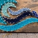 NEW DESIGN: Waves String Art, Beach String Art, Waves Decor, Ocean ...