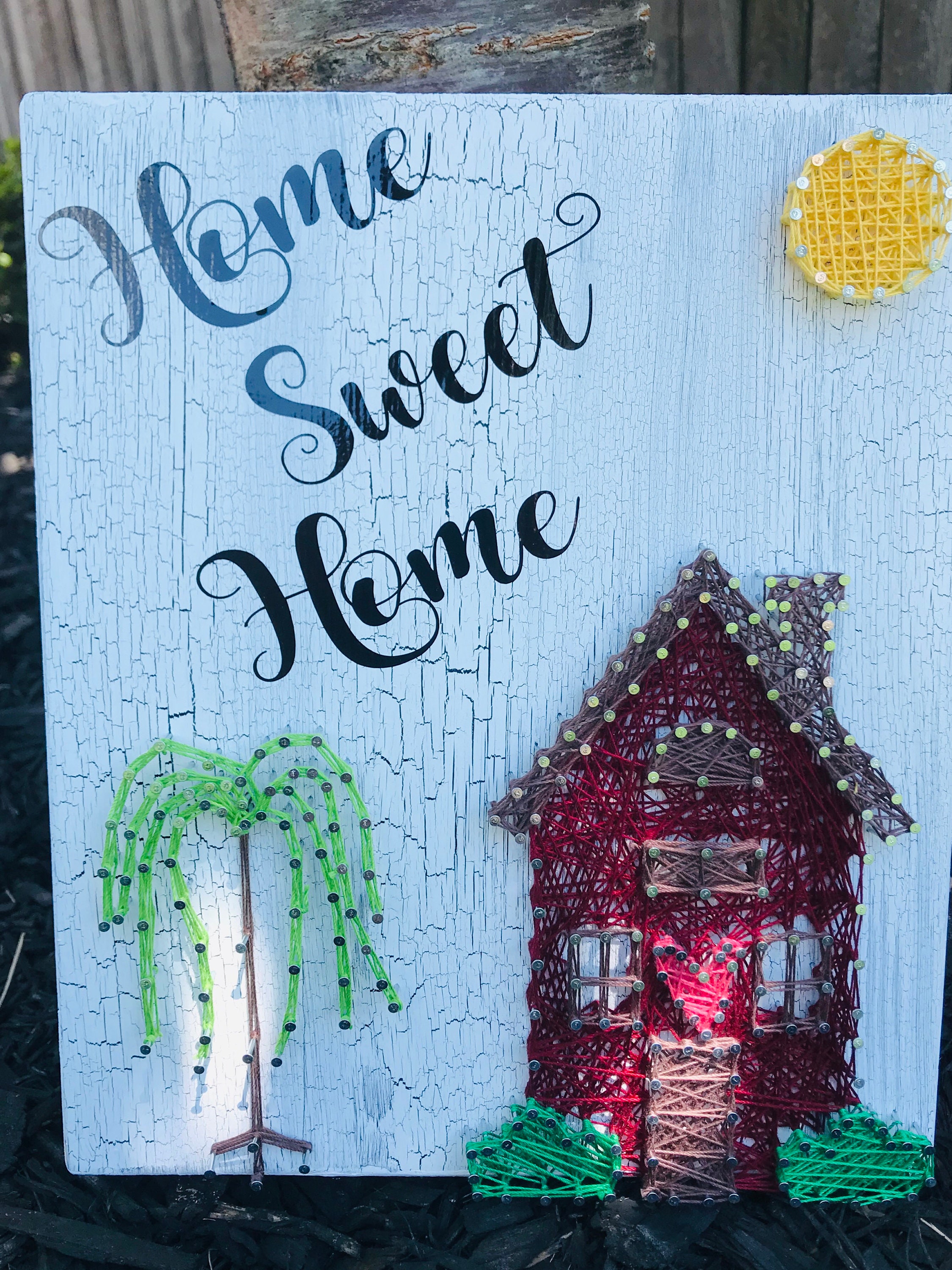 Home Sweet Home String Art House String Art Home With - Etsy