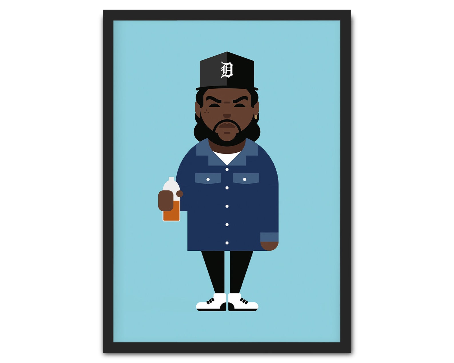 Ice Cube Dough Boy Digital Print Hip Hop Poster Hip Hop Art Hip Hop ...