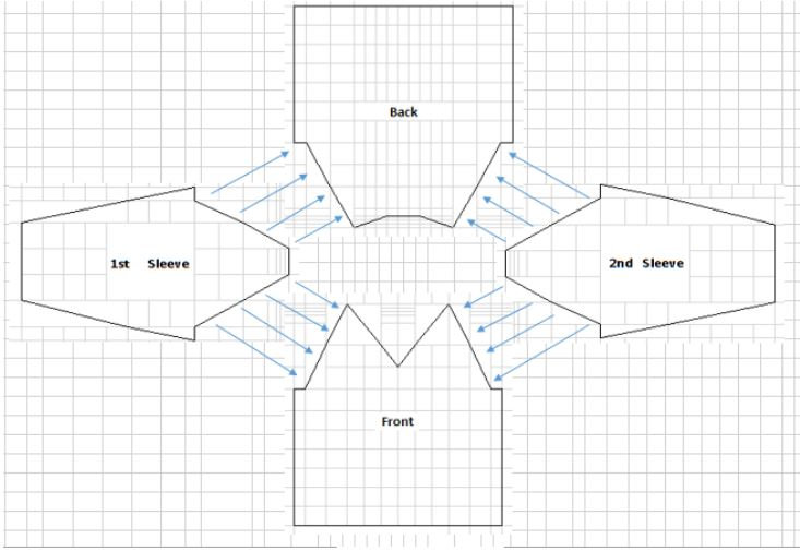 Knitting Machine Patterns Simple Raglan Sleeves Sweater PDF | Etsy