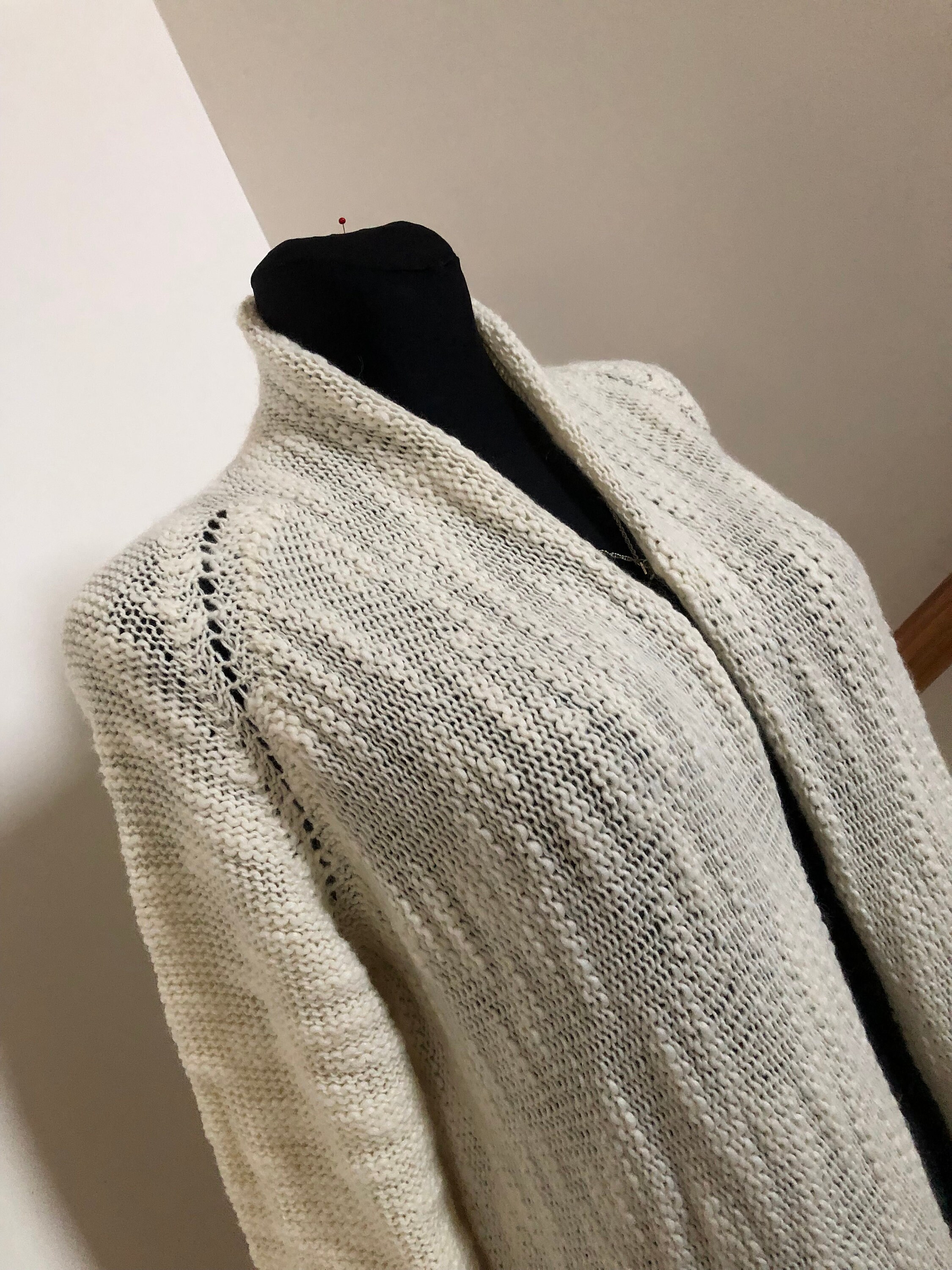 Bulky Knitting Machine PDF Pattern Cardigan Aria Unique Seams Video ...