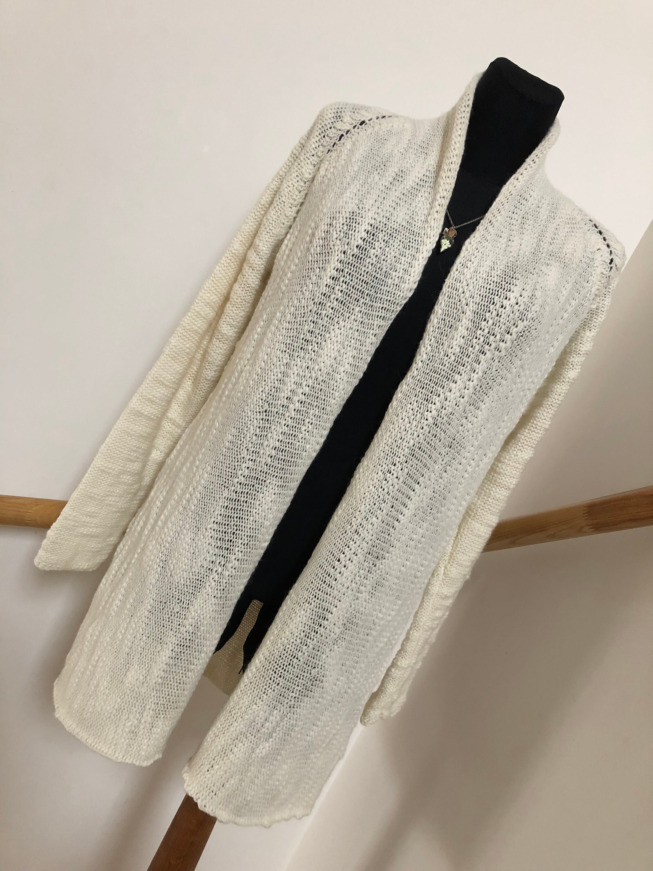 Bulky Knitting Machine PDF Pattern Cardigan Aria Unique Seams Video ...