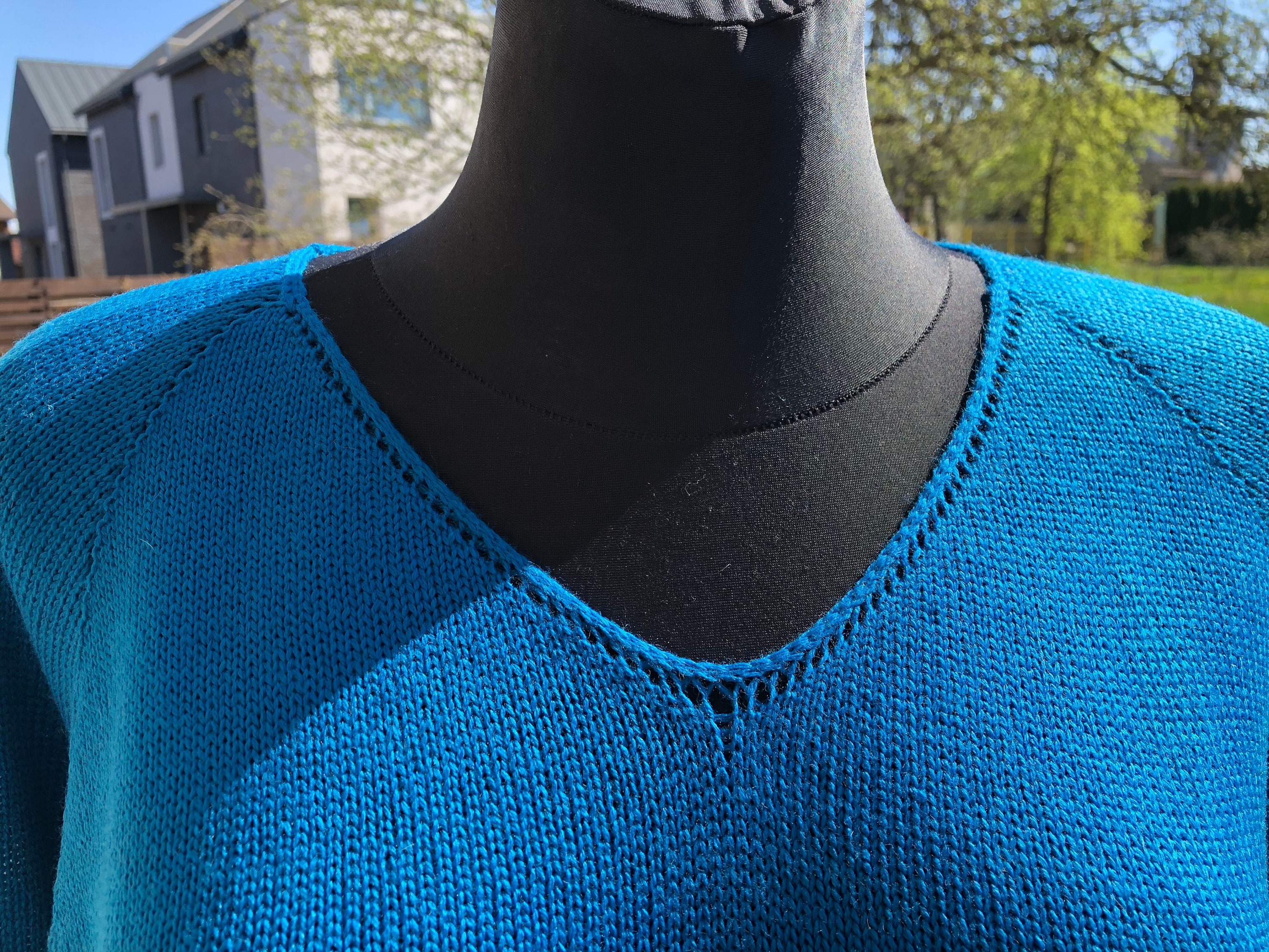 Knitting Machine Patterns Simple Raglan Sleeves Sweater PDF | Etsy