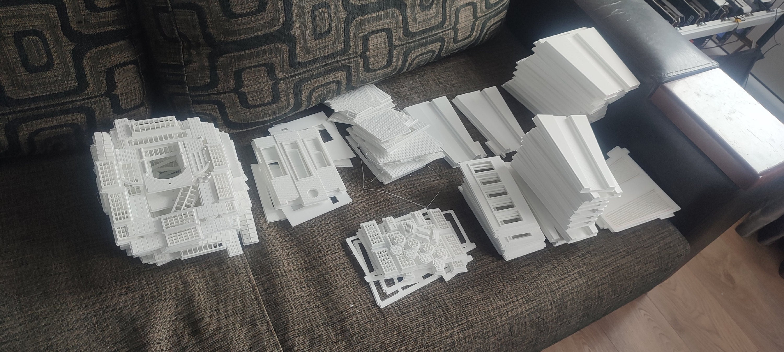 3d Printed Train, Railway Depot, Roundhouse With 4 Stalls, HO SCALE - Etsy