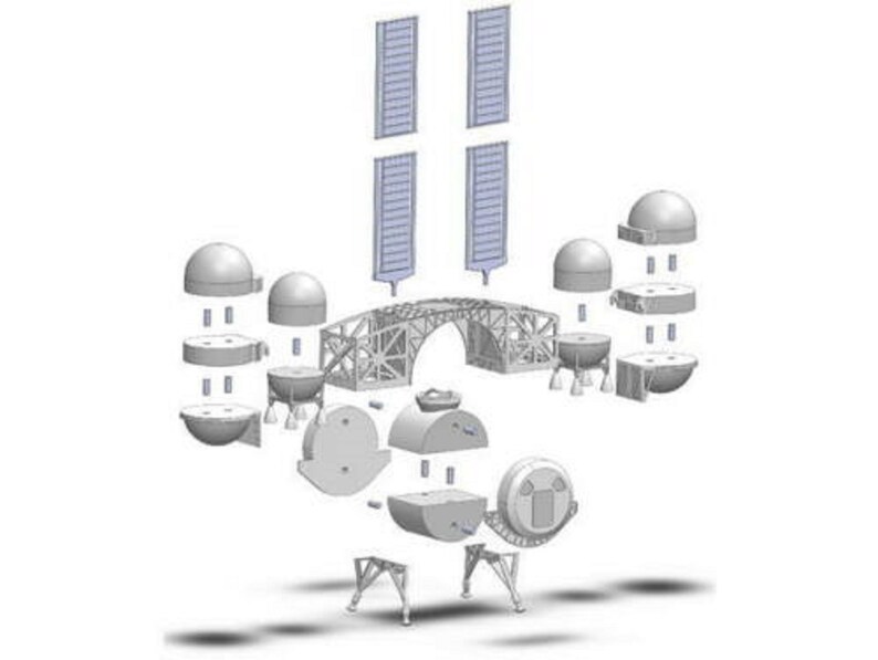 3d Printed Dynetics Lunar Lander 1:48 - Etsy