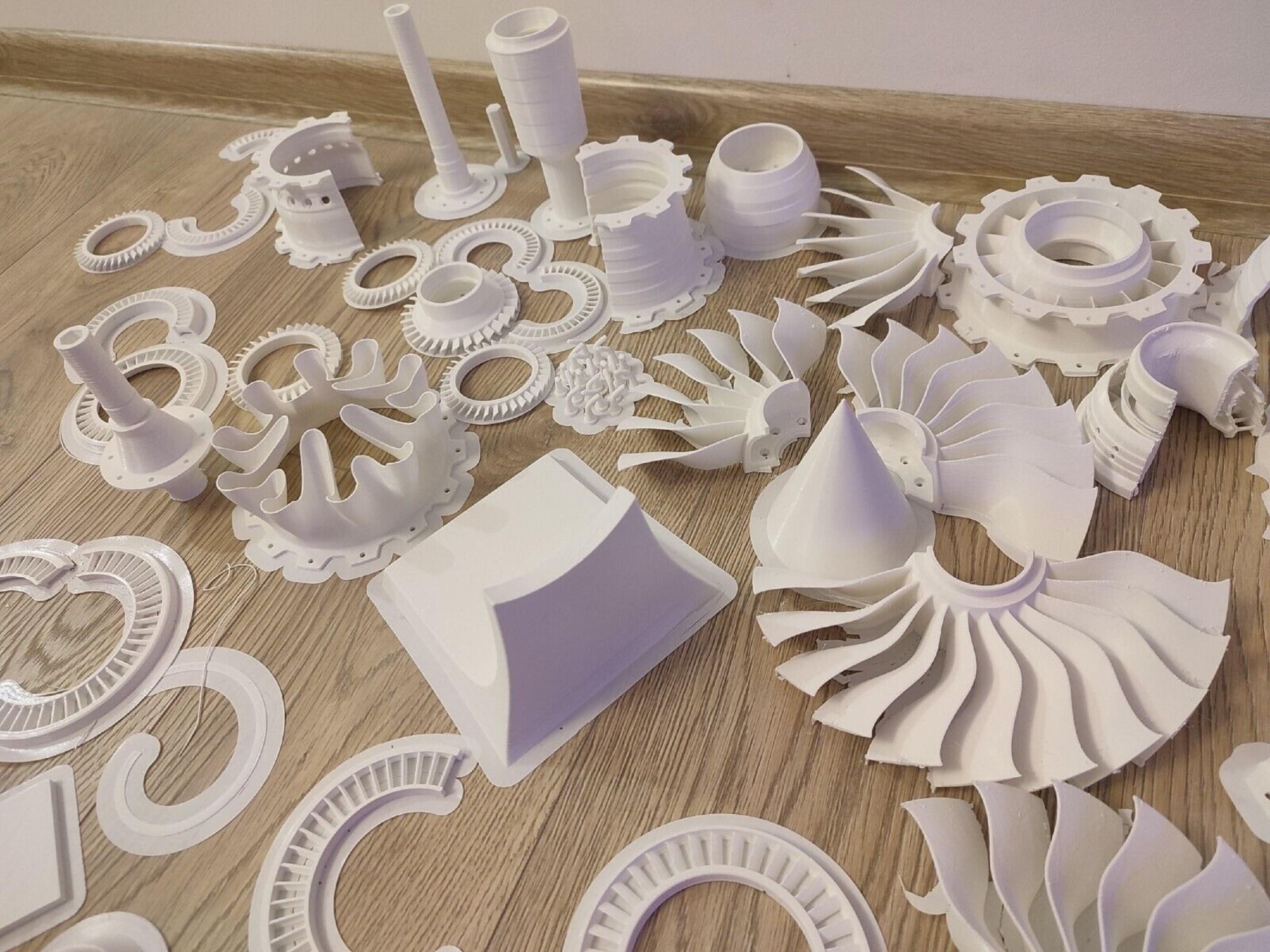 3d Printed Jet Engine, Fan Diameter 180mm - Etsy