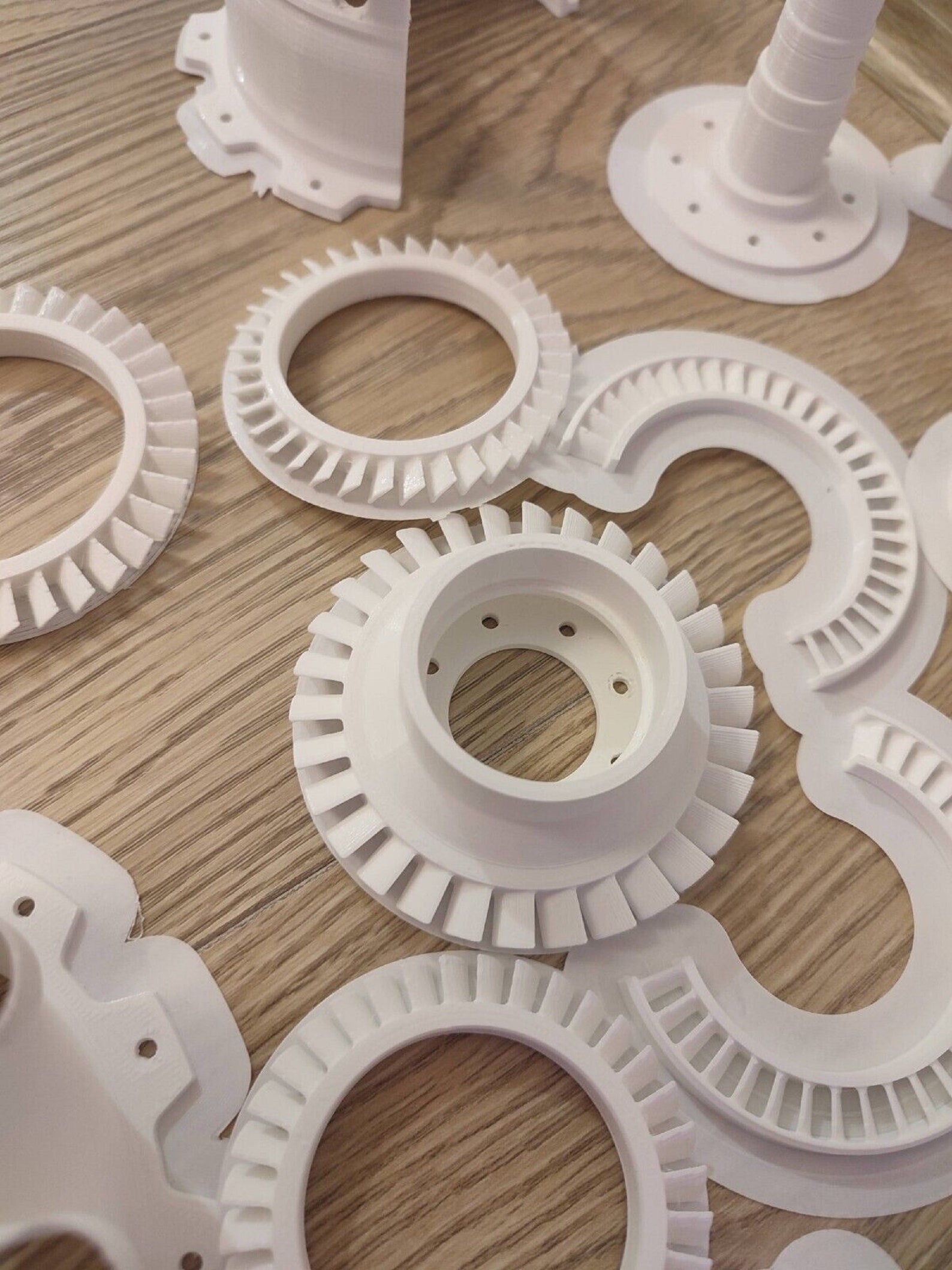 3d Printed Jet Engine Fan Diameter 180mm - Etsy