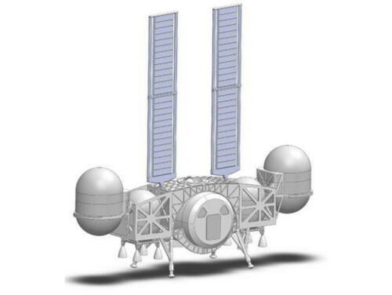 3d Printed Dynetics Lunar Lander 1:48 - Etsy