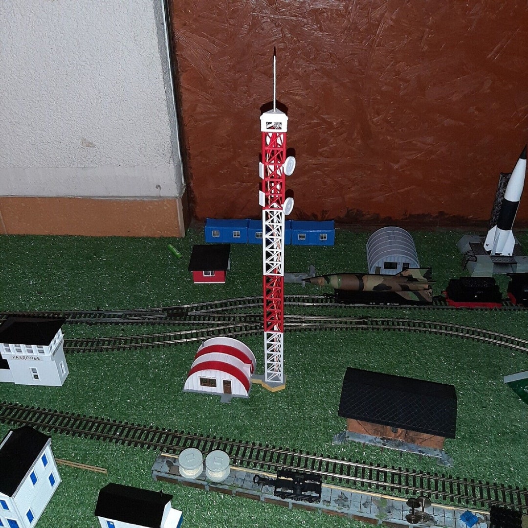 3d Printed Broadcast Tower and Office, HO SCALE - Etsy