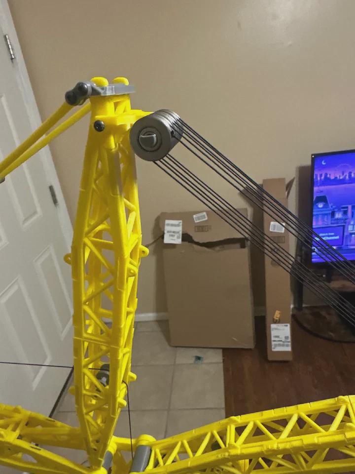 3d Printed LIEBHERR LR 13000 With Luffing Jib Lattice Boom Crawler ...