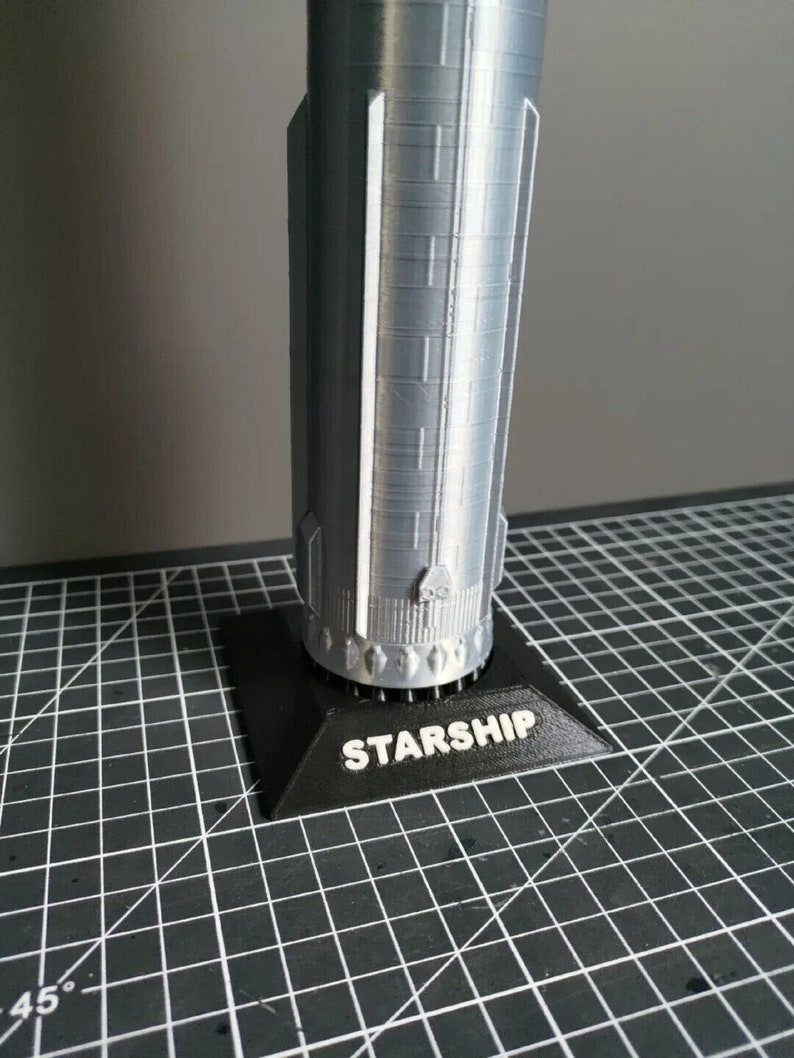 3d Printed Spacex Starship Spacecraft and Super Heavy Rocket 1/50 - Etsy