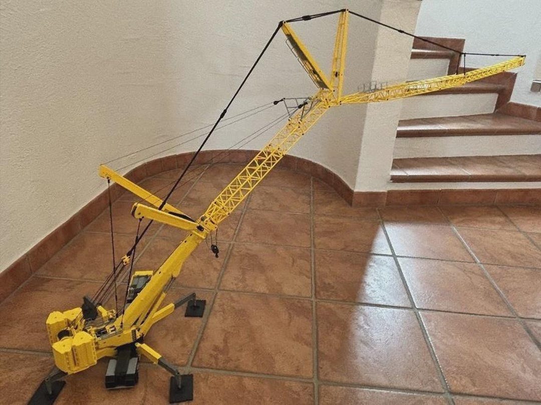 3d Printed LIEBHERR LTM 1750 With Luffing Jib Lattice Boom Crawler ...