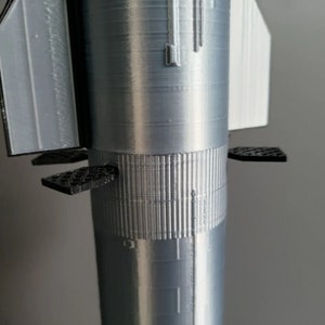 3d Printed Spacex Starship Spacecraft and Super Heavy Rocket 1/50 - Etsy