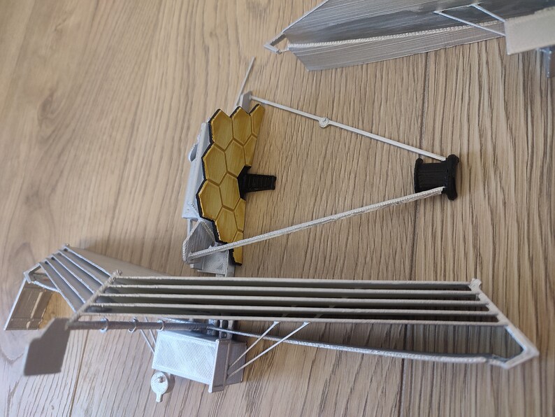 3d Printed James Webb Space Telescope Webb/nasa, JWST PAINTED 1:72 - Etsy