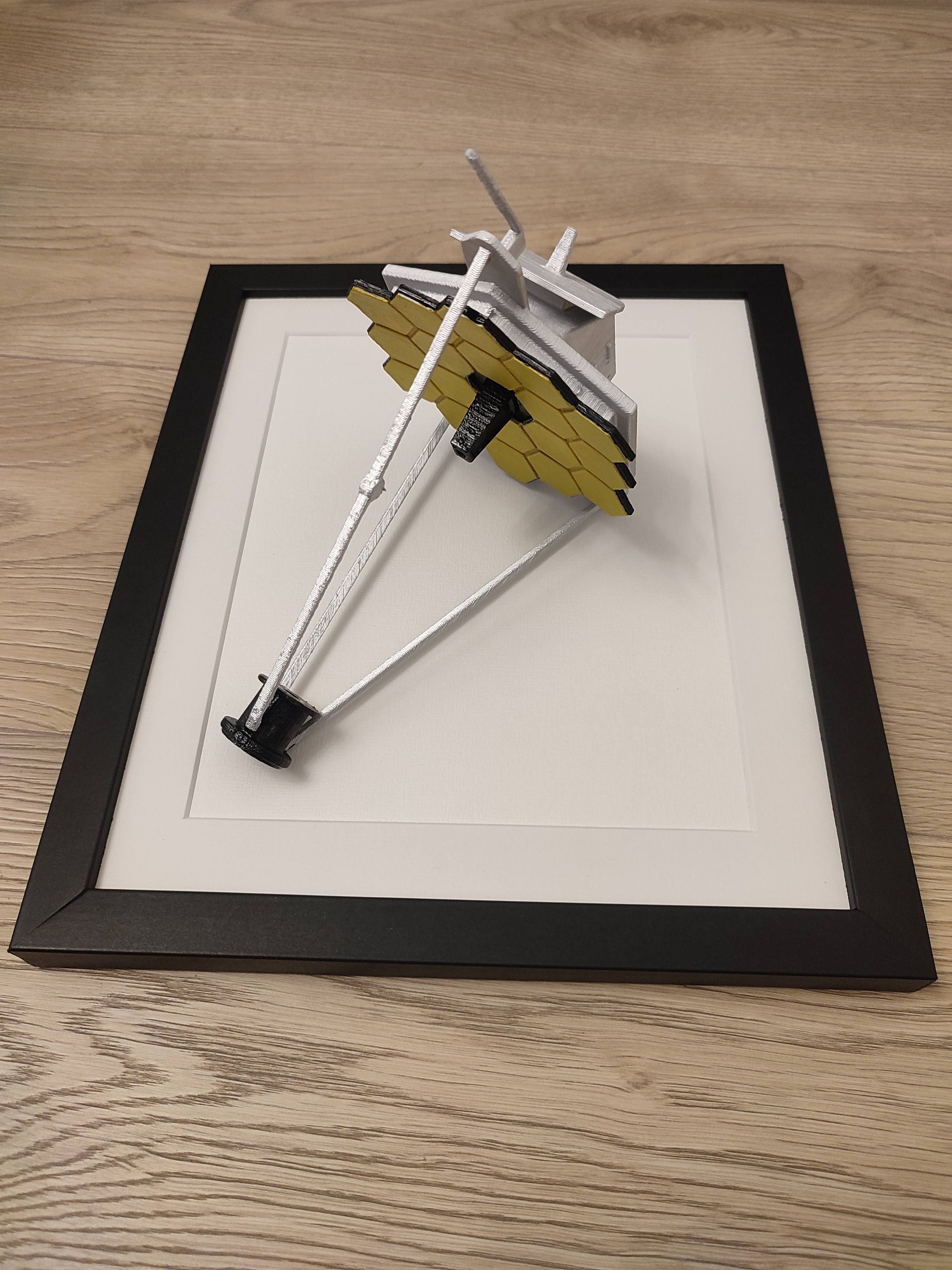 3d Printed James Webb Space Telescope Mirror With Frame Webb/nasa ...