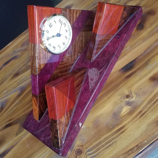 Exotic Wood Clock - Etsy
