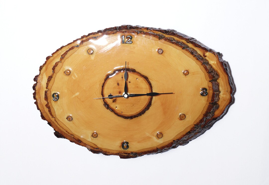 Classic Oak Wood Clock - Etsy